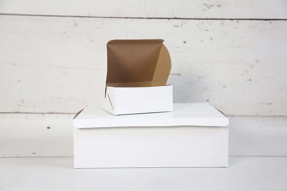 Cake Box 8X5.5X3.5 (PW172 ) – Snow Cap